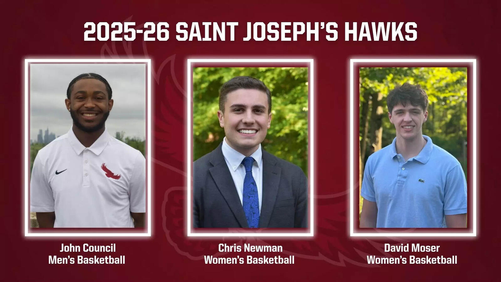 Council, Moser and Newman To Serve As Hawk Mascots For 2025-26 | Saint ...