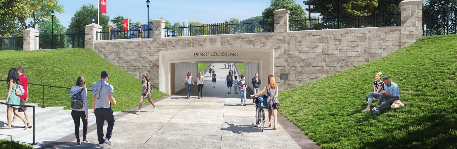 Post Crossing | Campus Master Plan | Saint Joseph's University
