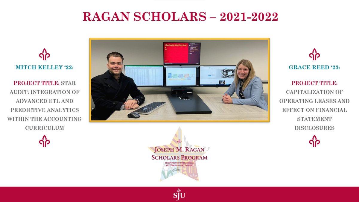 Ragan Scholars | Saint Joseph's University