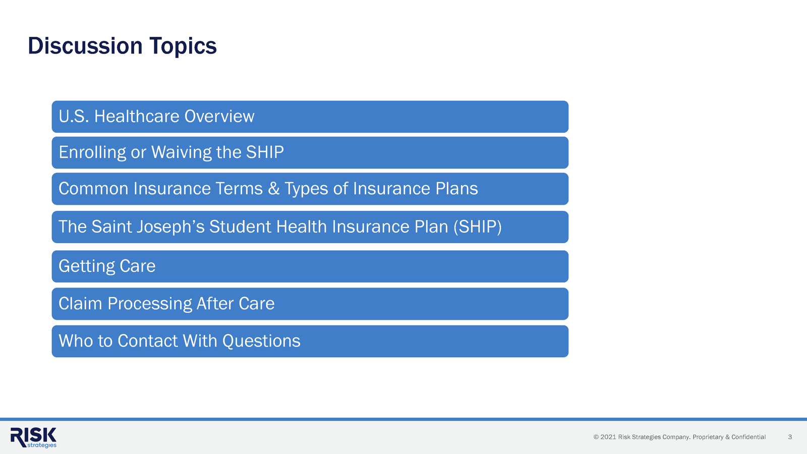 Policies | Student Health Center | Saint Joseph's University