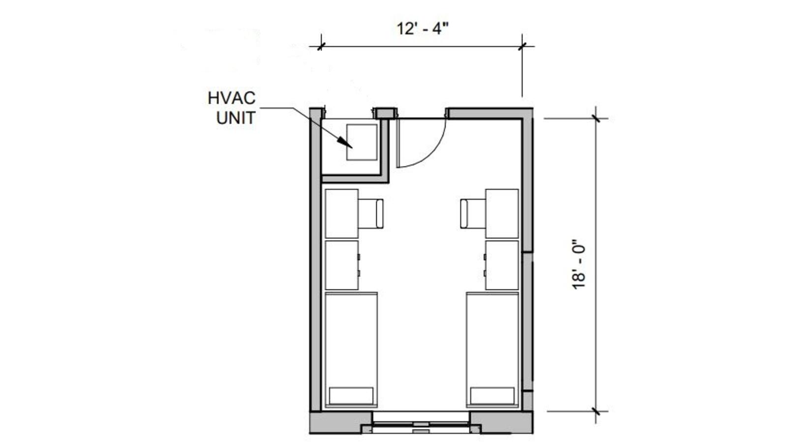 single room dimensions