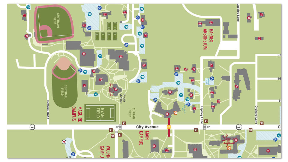 Saint Joseph's University Campus Map | Saint Joseph's University