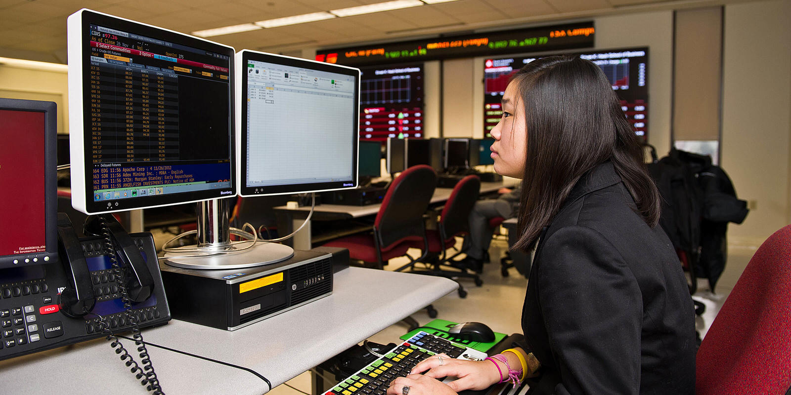 Wall Street Trading Room | Haub - Saint Joseph's University